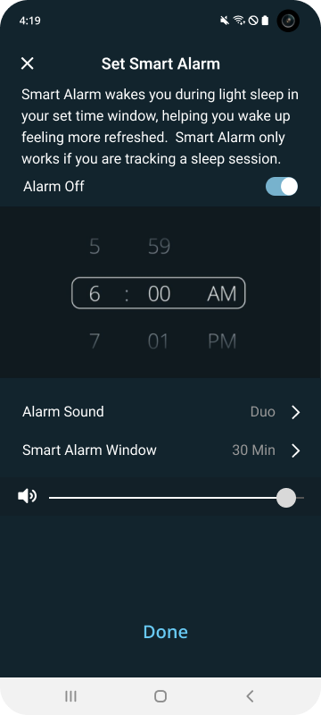 Smart Alarm – SleepScore Labs